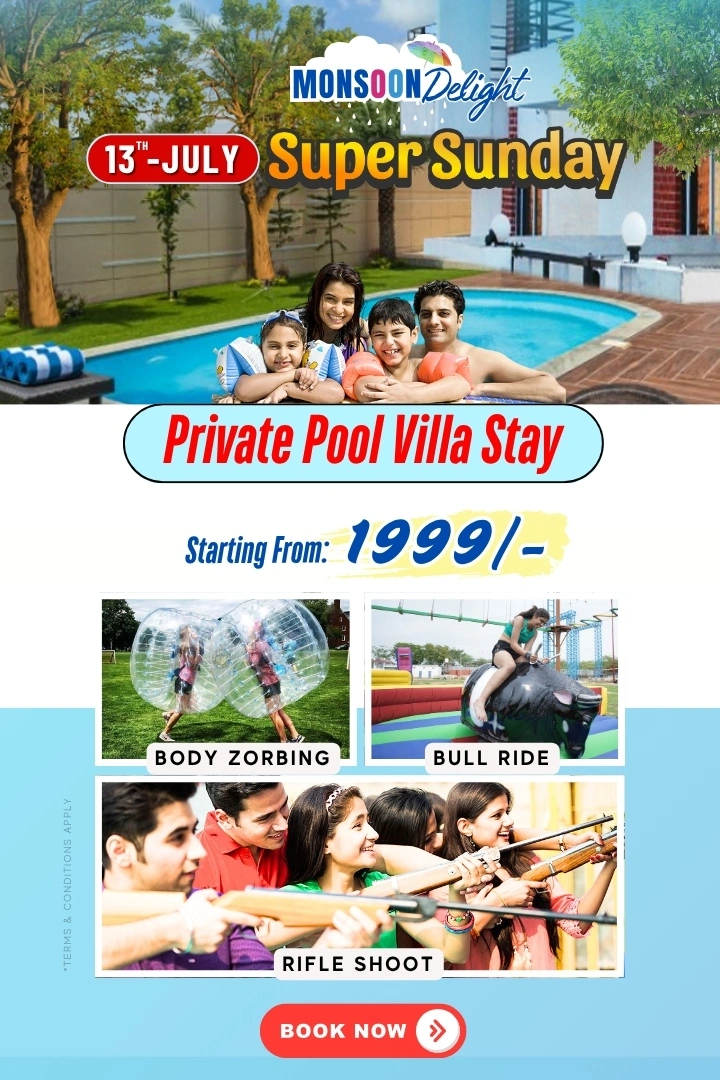 Best Pool Villa Near Thane and Mumbai | Shrubbery Palms Resort